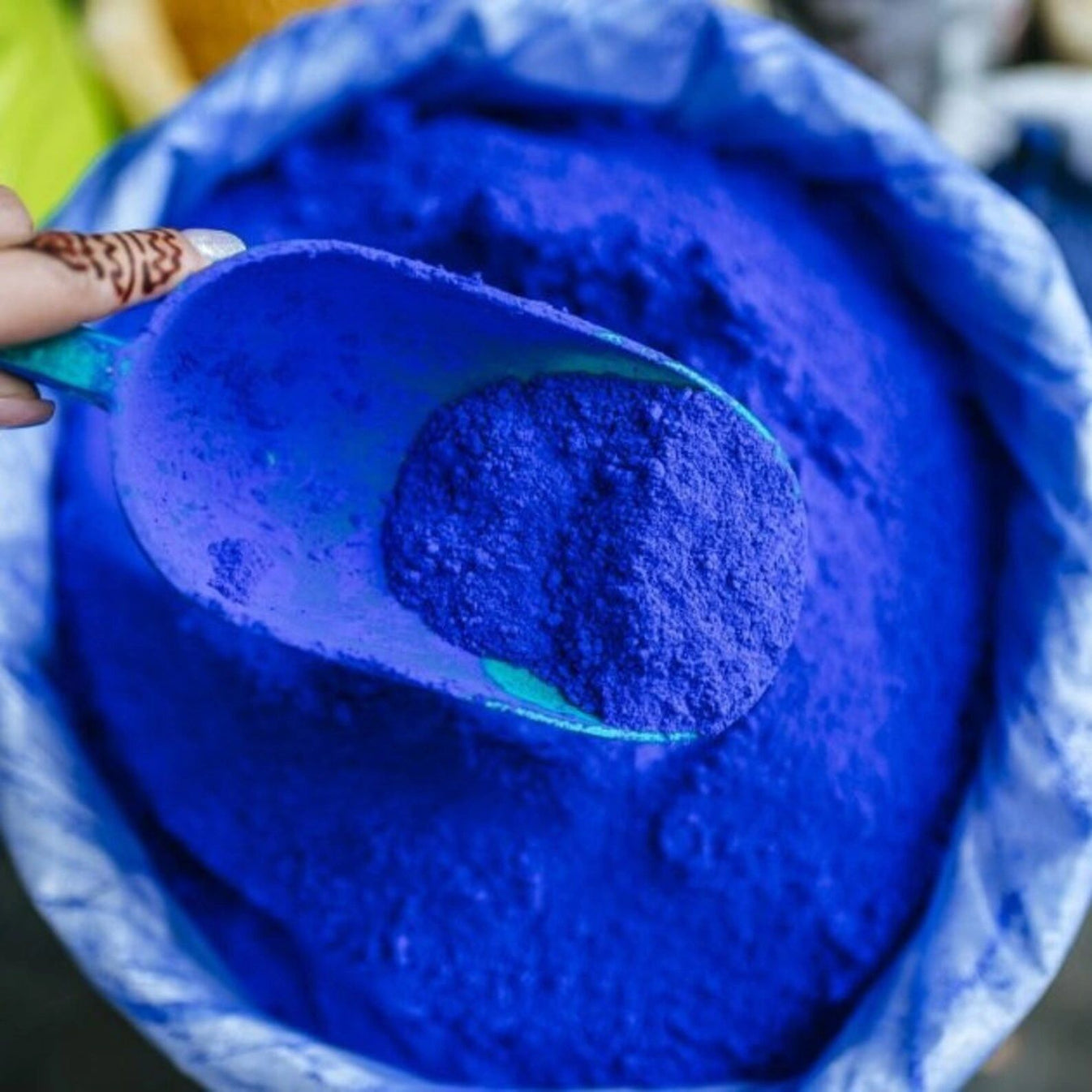 Moroccan blue nila powder for facemask – Glowfromtheeast