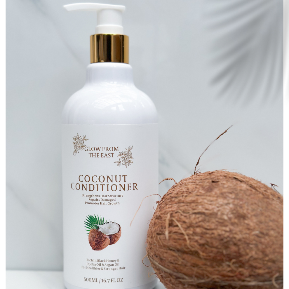 Coconut shampoo & conditioning set – Glowfromtheeast