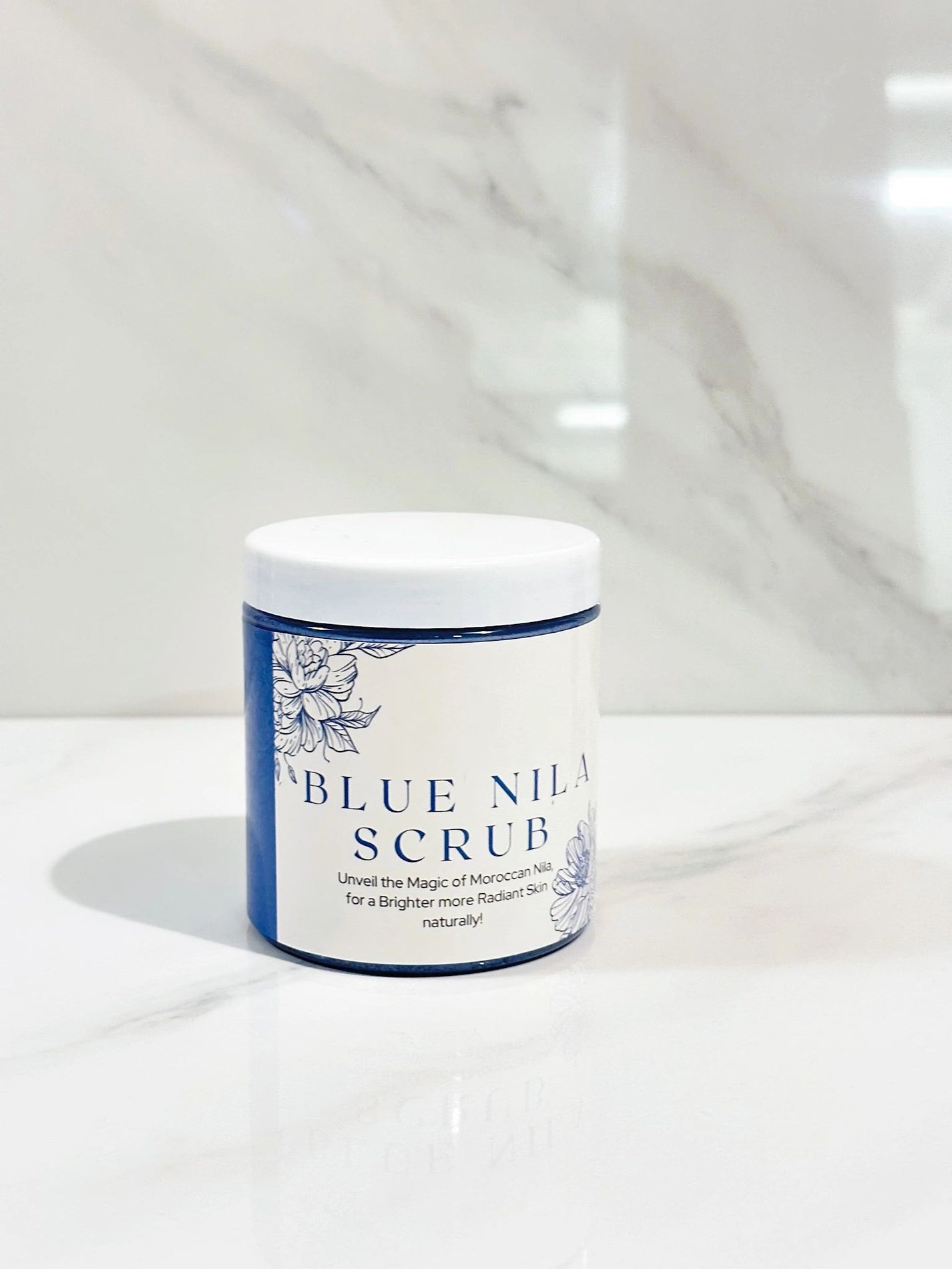 Oudh scented Morrocan blue nila body scrub – Glowfromtheeast